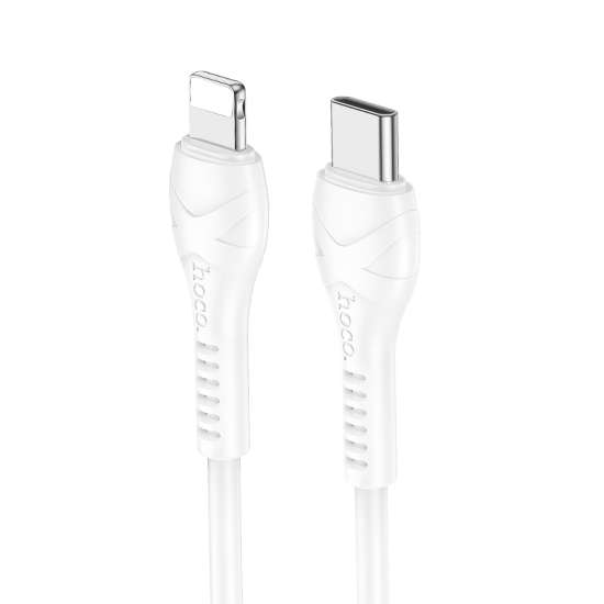 HOCO Data Cable X37 Short Type-C to Lightning (L=0.5M) - White - X37CL.5