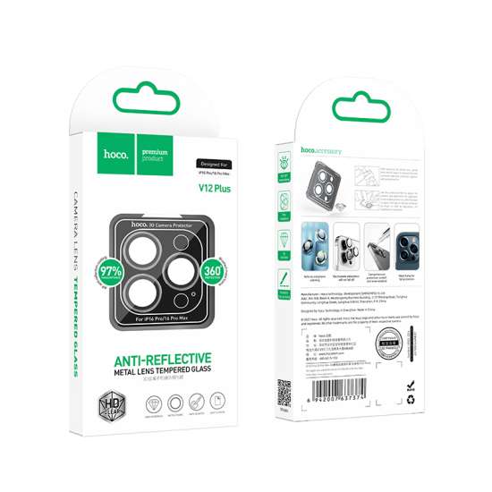 HOCO Metal Lens Protection Anti-Reflection for iPhone 16 Pro - iPhone ...