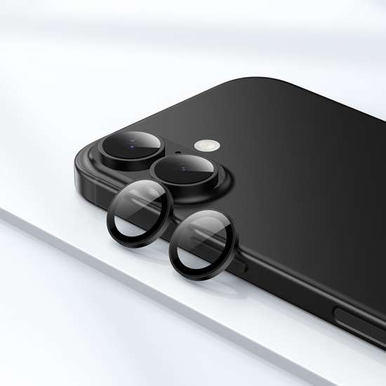 HOCO Metal Lens Film Anti-Reflection for iPhone 17 - Black - V13.17.BK