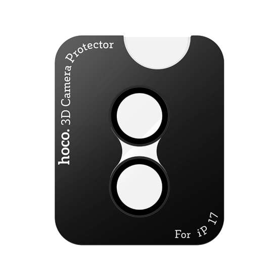 HOCO Metal Lens Film Anti-Reflection for iPhone 17 - Black - V13.17.BK
