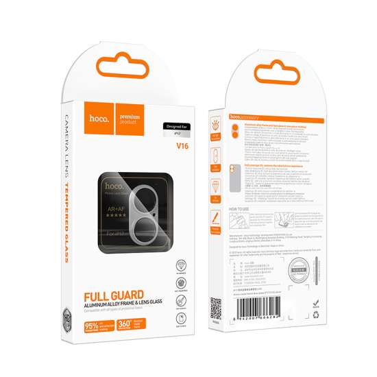 HOCO Armor Metal Lens Film Anti-Reflection for iPhone 17 - Silver - V16 ...